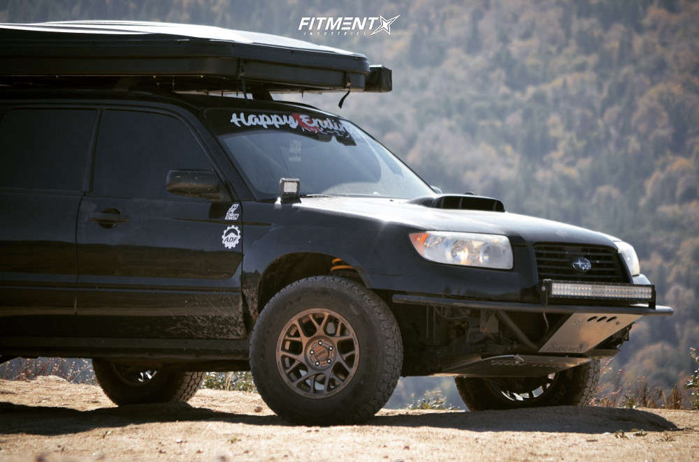 2006 Subaru Forester X with 15x7 KMC Km708 and Kelly 225x75 on ...
