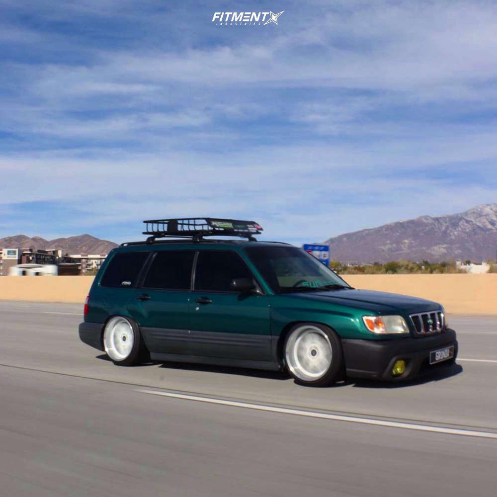 2001 Subaru Forester L with 18x10.5 ESR CS15 and Lionhart 225x40 on ...