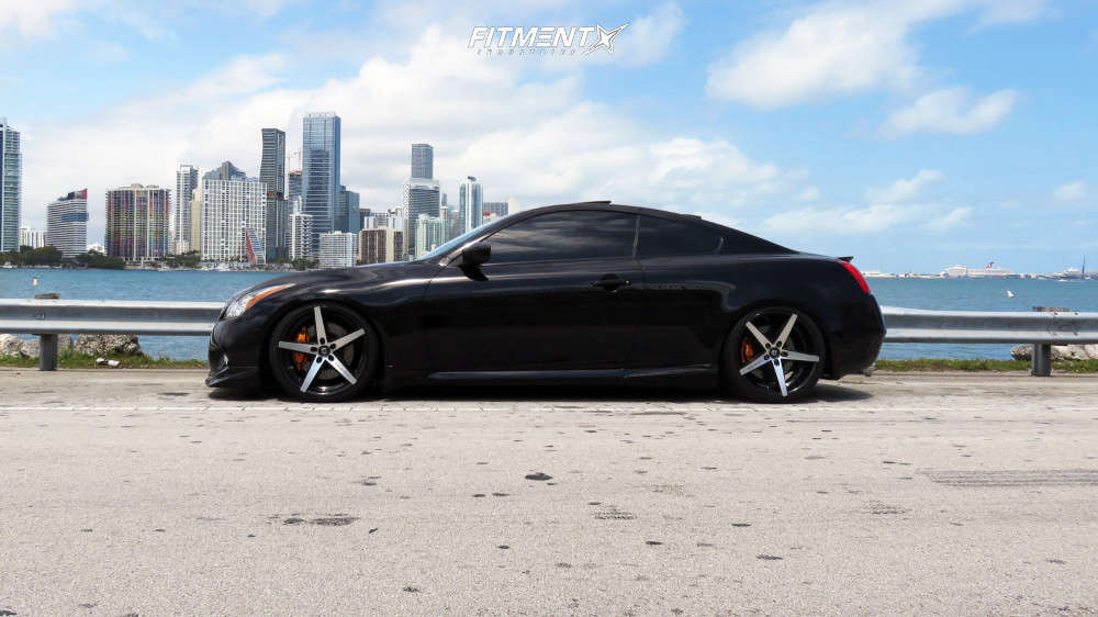 2008 INFINITI G37 Sport with 20x8.5 Lexani R-four and Hankook 245x30 on ...