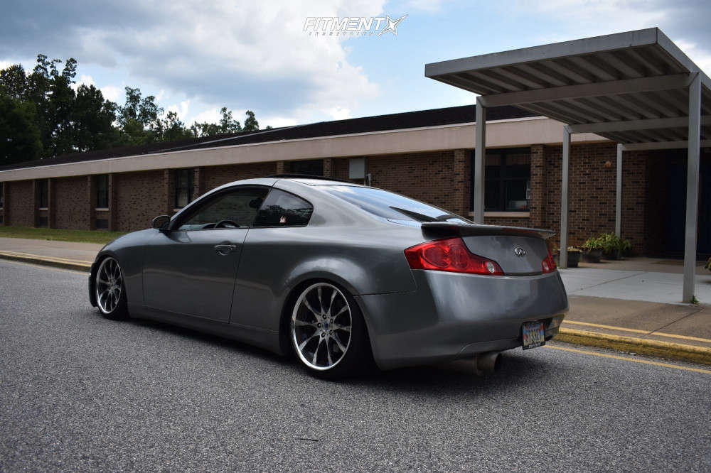 2005 INFINITI G35 Base with 19x10.5 ESR Sr04 and Achilles 235x35 on ...