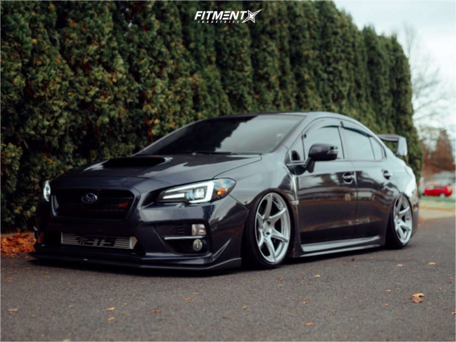 2017 Subaru WRX STI Base with 18x9.5 Kansei Tandem and Federal 215x40 ...
