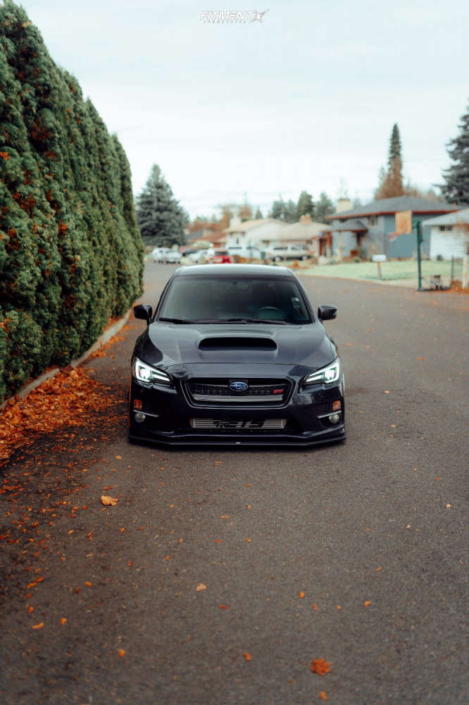 2017 Subaru WRX STI Base with 18x9.5 Kansei Tandem and Federal 215x40 ...