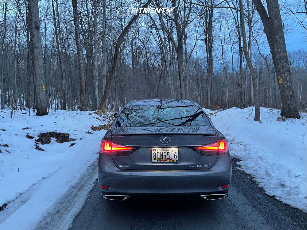 2016 Lexus GS350 F Sport with 18x9.5 Enkei Ts-5 and Michelin 255x40 on ...