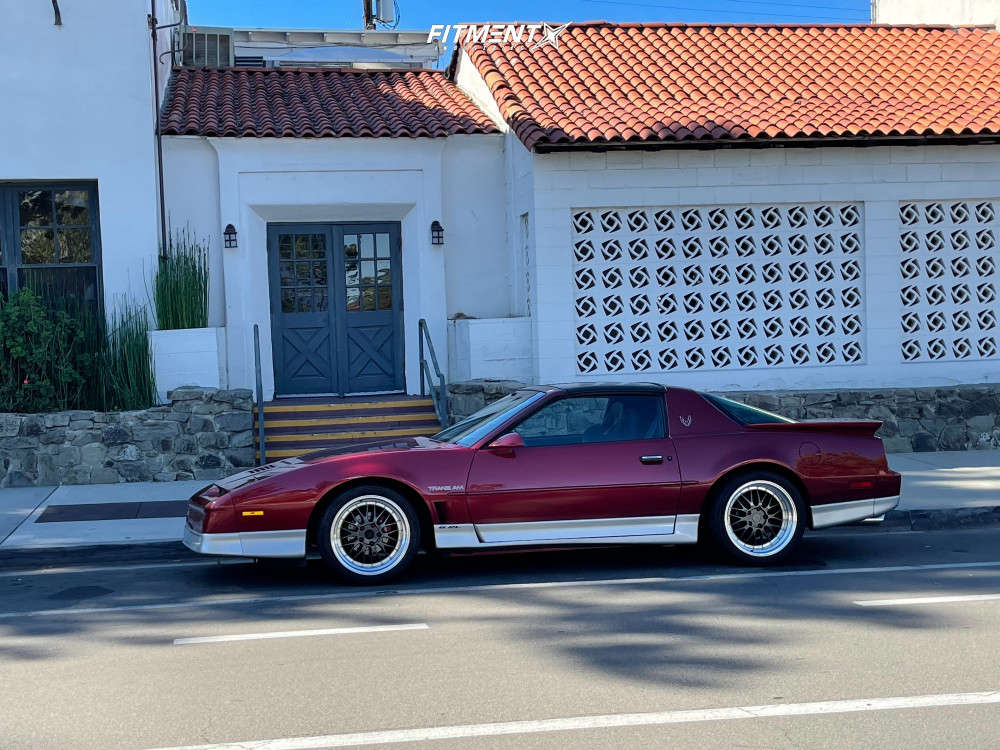 1987 Pontiac Firebird Trans Am with 18x10.5 ESR Sr05 and Toyo Tires ...
