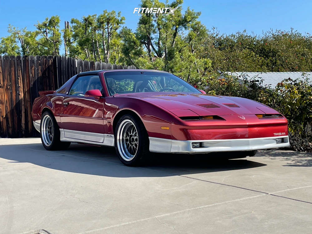 1987 Pontiac Firebird Trans Am with 18x10.5 ESR Sr05 and Toyo Tires ...