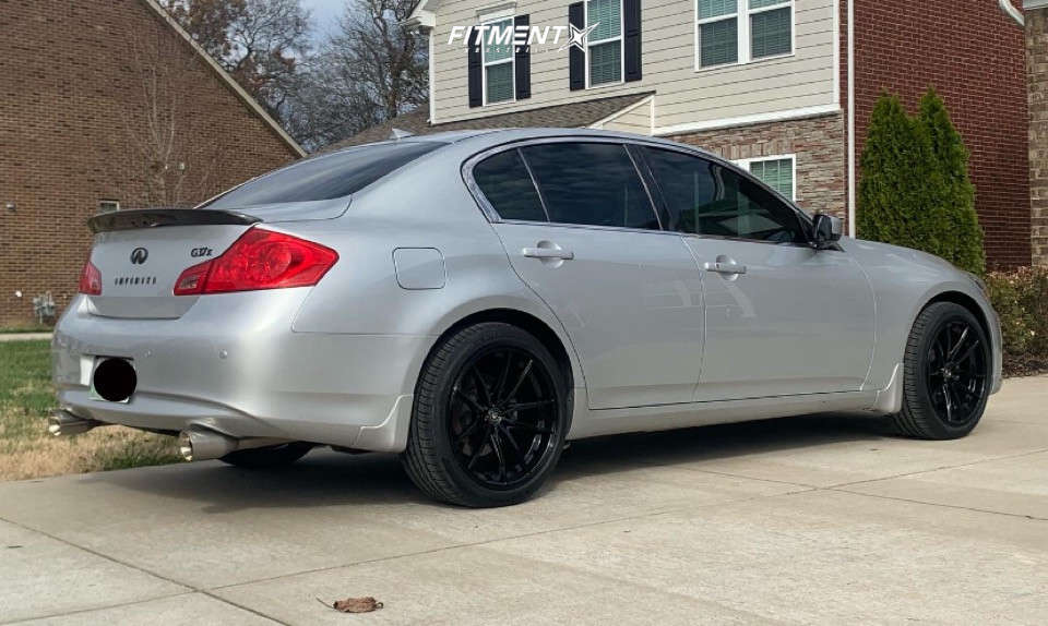 2013 INFINITI G37 X with 19x9.5 Konig Oversteer and Michelin 245x40 on ...