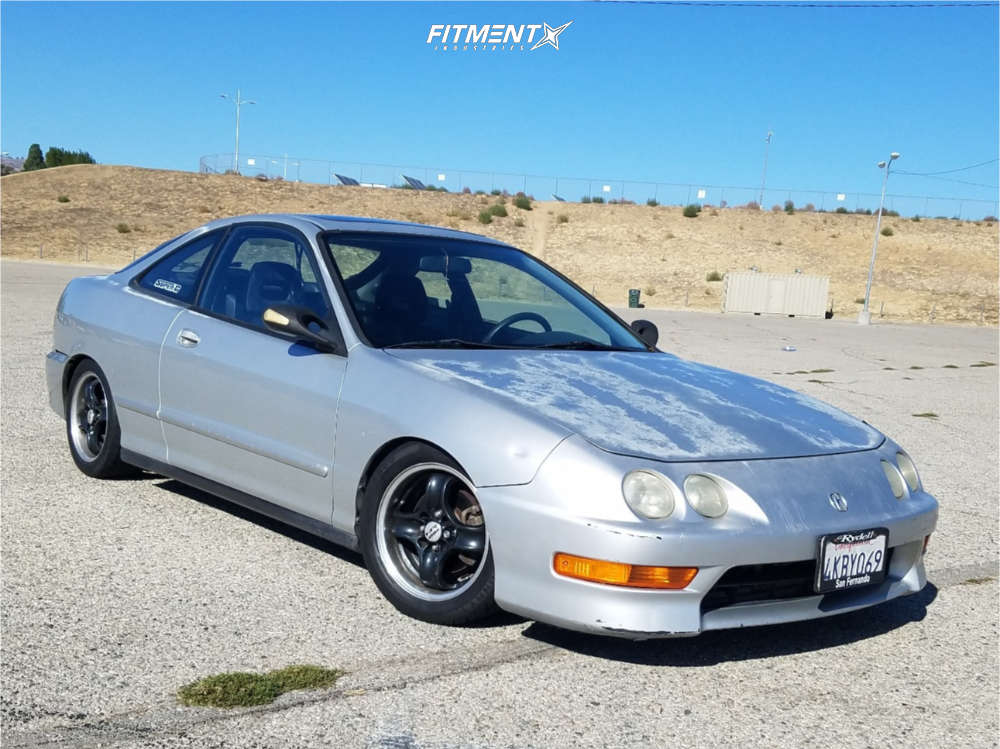 2000 Acura Integra LS with 15x6.5 Work Nr4 and Sunny 195x50 on ...