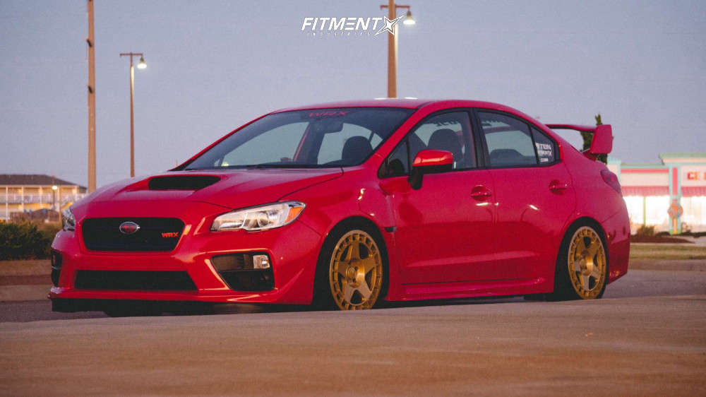 2017 Subaru WRX Base with 18x8.5 Fifteen52 Turbomac and Hankook 225x35 ...