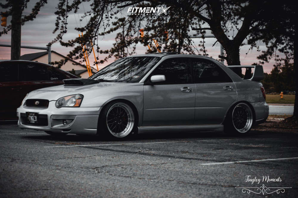 2005 Subaru Impreza WRX with 18x9.5 ESR Sr01 and Toyo Tires 225x45 on ...
