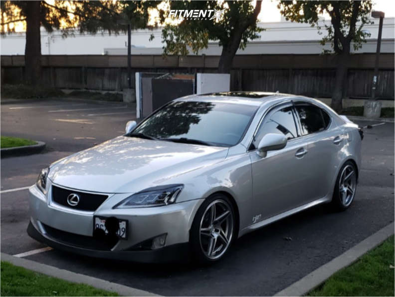 2007 Lexus IS250 Base with 18x8.5 Anovia Carrier and Delinte 225x40 on ...