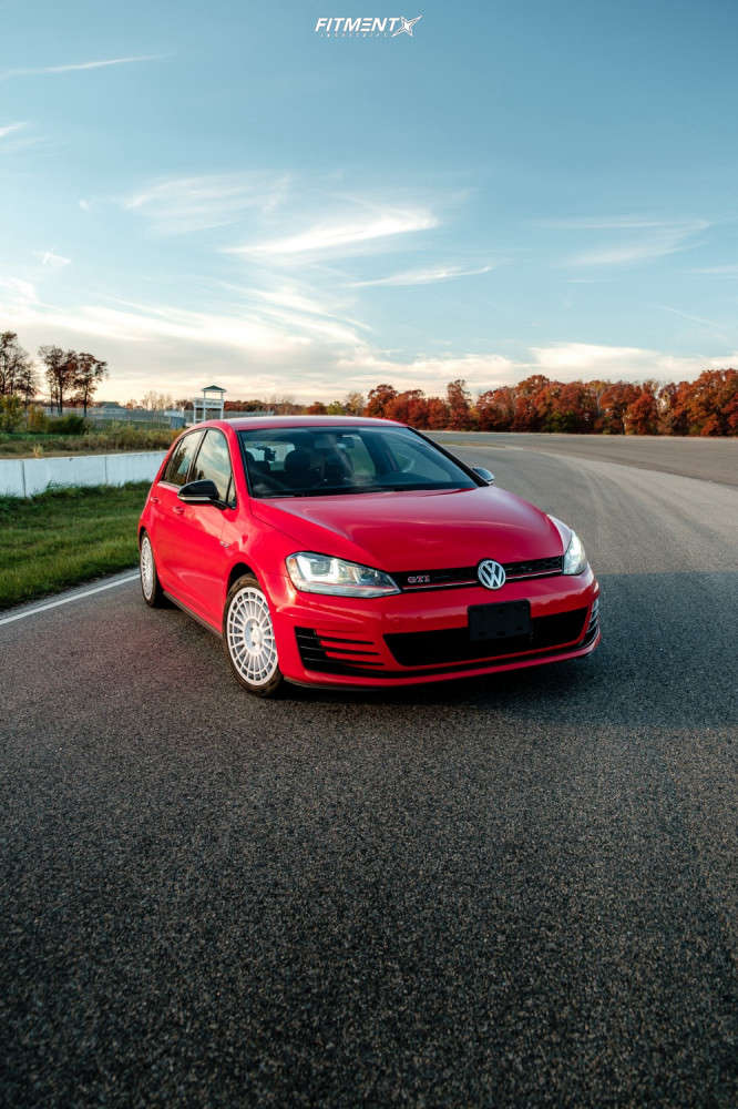 2017 Volkswagen GTI Sport with 18x8.5 Fifteen52 Integrale and ...
