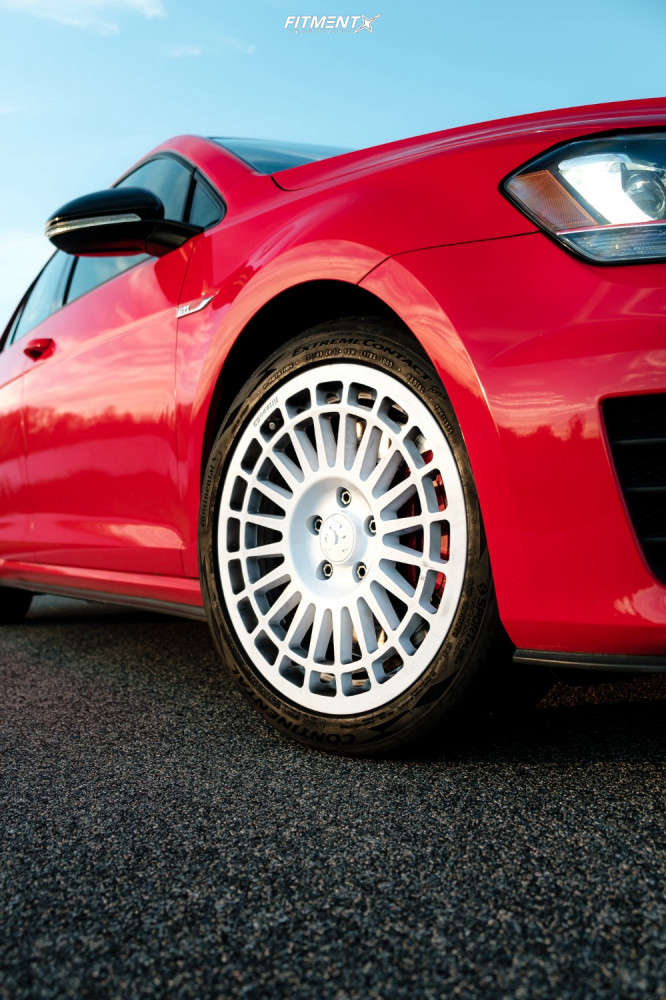 2017 Volkswagen GTI Sport with 18x8.5 Fifteen52 Integrale and ...