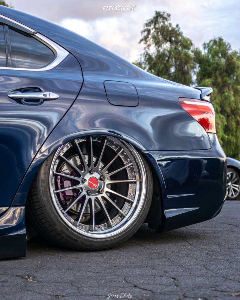 2010 Lexus LS460 Base with 21x9.5 SSR Executor Cv04s and Falken 245x35 ...