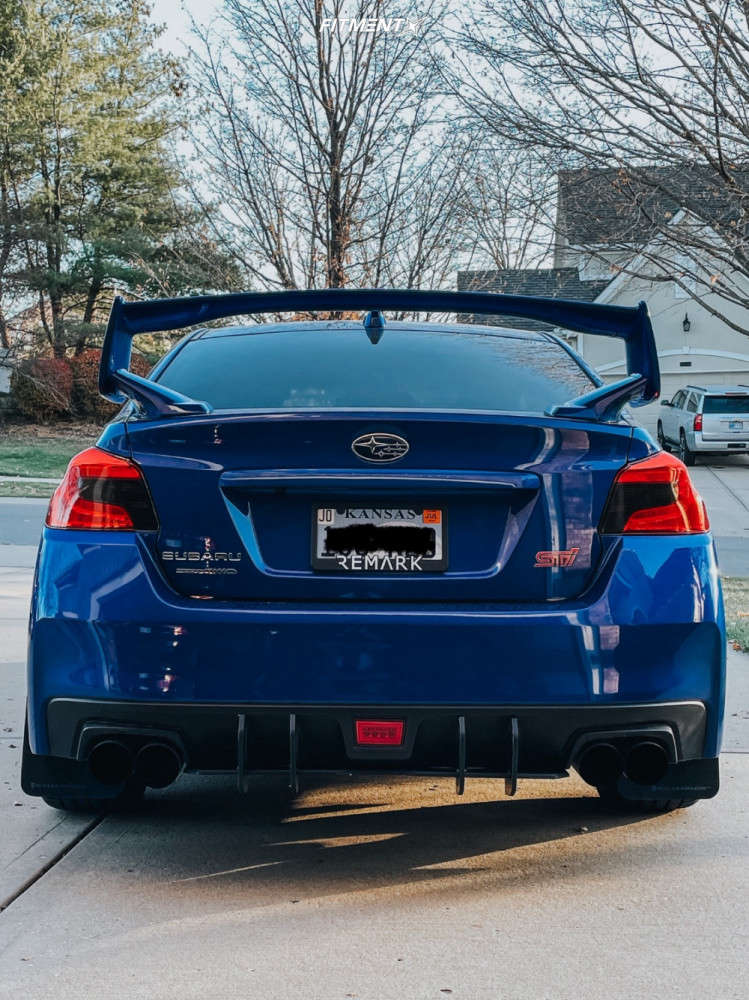 2020 Subaru WRX STI Base with 18x9.5 AVID1 AV6 and Michelin 255x40 on ...