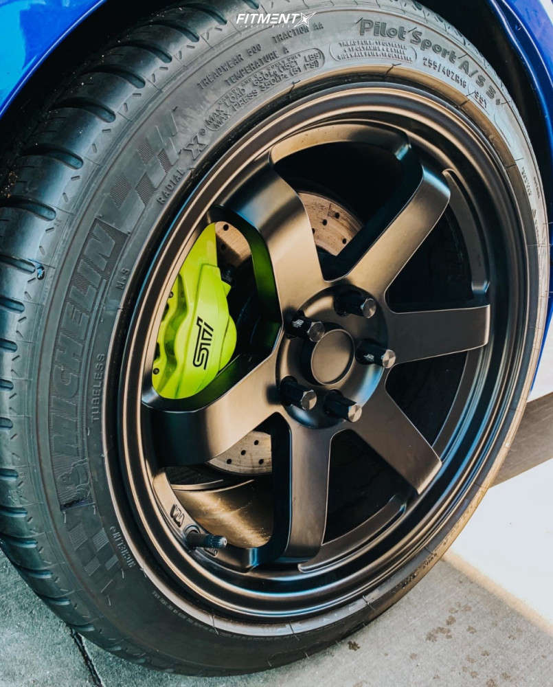 2020 Subaru WRX STI Base with 18x9.5 AVID1 AV6 and Michelin 255x40 on ...