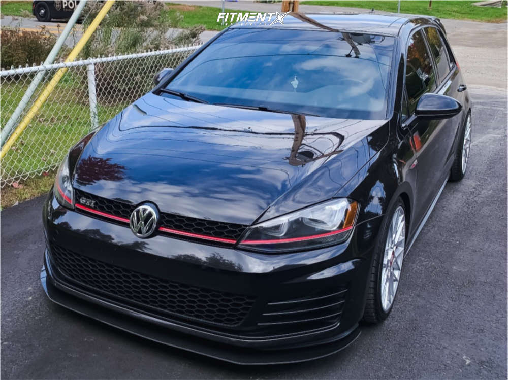 2016 Volkswagen GTI Autobahn with 18x8.5 Rotiform Rse and Rovelo 225x40 ...