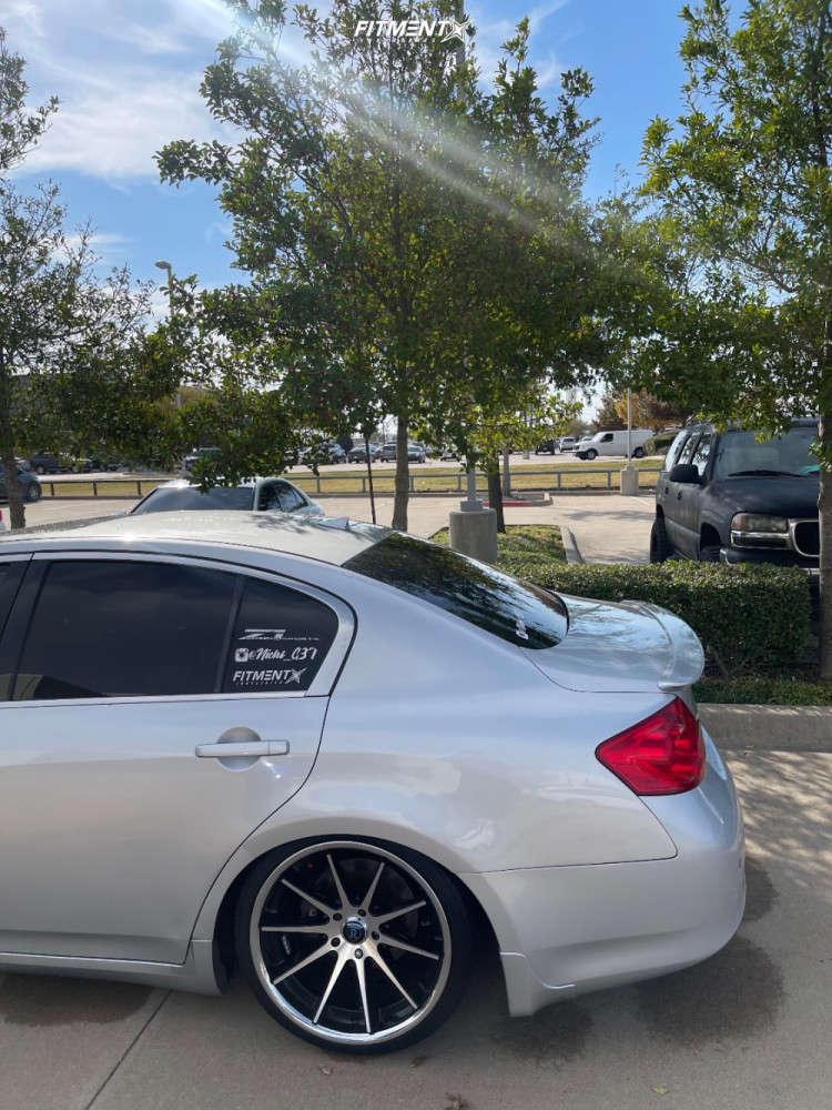 2011 INFINITI G37 Base with 19x9.5 Rohana Rc10 and Nankang 235x35 on ...