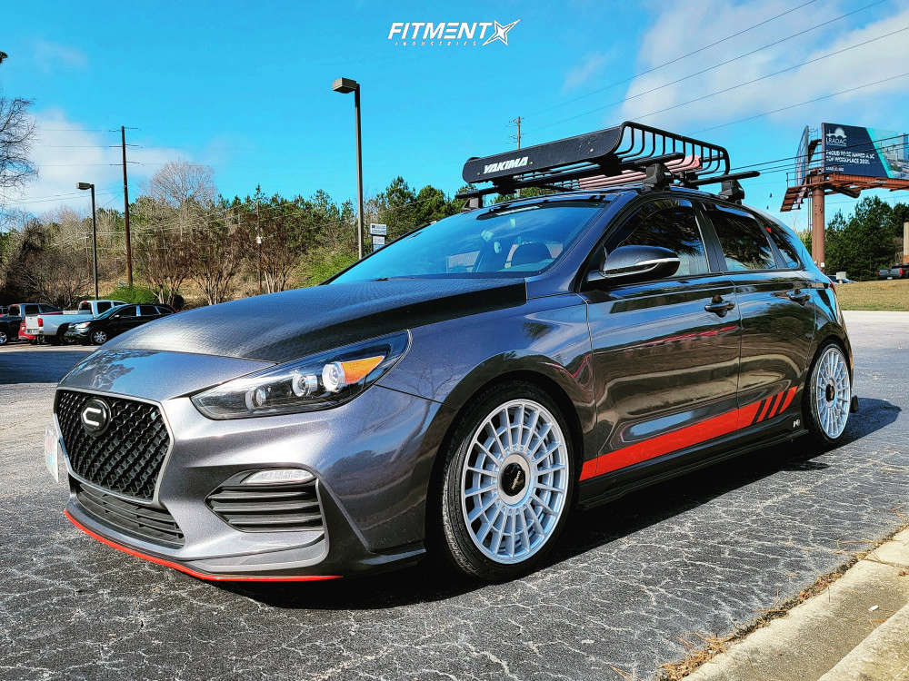 2019 Hyundai Elantra GT Base with 18x8.5 Rotiform Lsr and Ironman ...