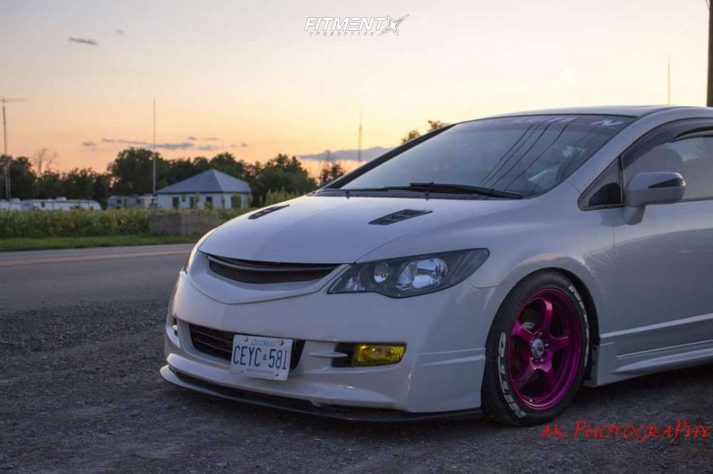 2007 Acura CSX Type-S with 17x8 Motegi Mr131 and Nitto 225x45 on ...