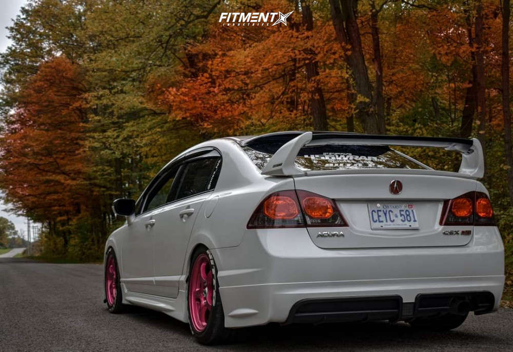 2007 Acura CSX Type-S with 17x8 Motegi Mr131 and Nitto 225x45 on ...