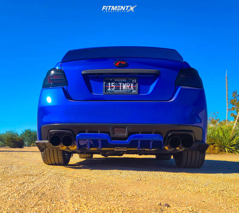 2015 Subaru WRX Premium with 18x9.5 Work Emotion Zr10 and Michelin ...