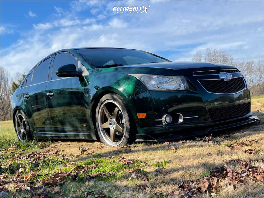 2014 Chevrolet Cruze LTZ with 18x7.5 Enkei Ev5 and BFGoodrich 225x45 on ...
