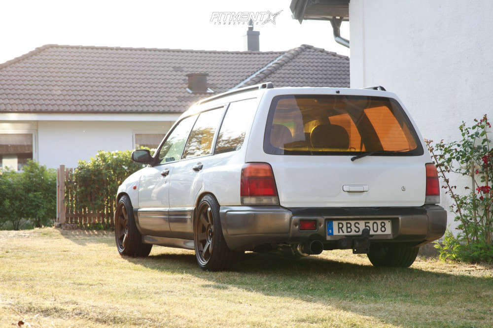 1999 Subaru Forester S with 18x9.5 Japan Racing Jr3 and Kumho 235x40 on Coilovers | 1984328 ...
