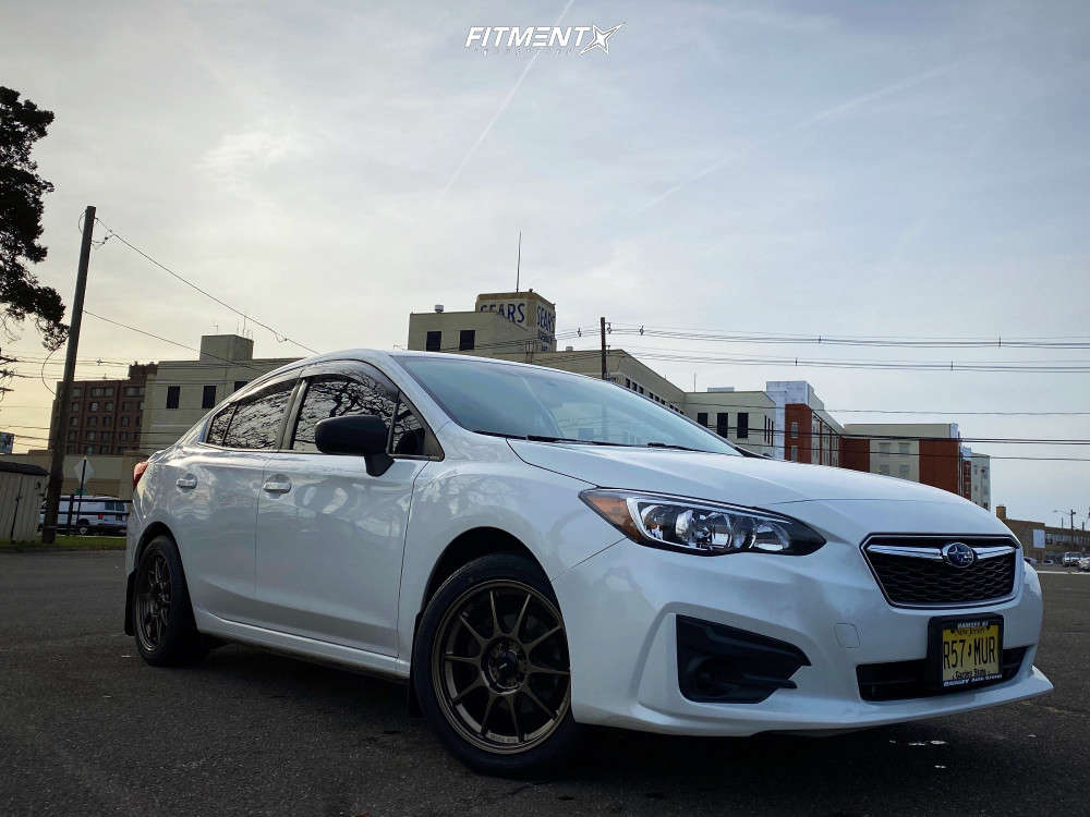 2017 Subaru Impreza Base with 17x8 Konig Dekagram and Toyo Tires 225x45 ...