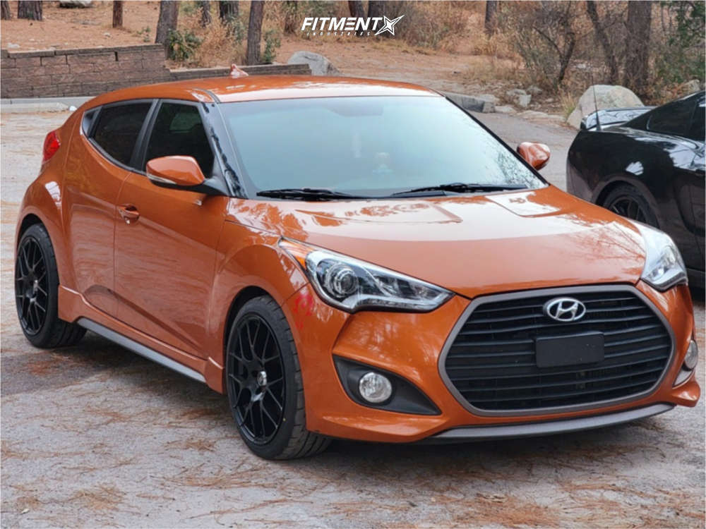 2016 Hyundai Veloster Turbo with 18x8.5 Enkei Raijin and Firestone ...