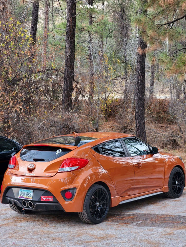 2016 Hyundai Veloster Turbo with 18x8.5 Enkei Raijin and Firestone ...
