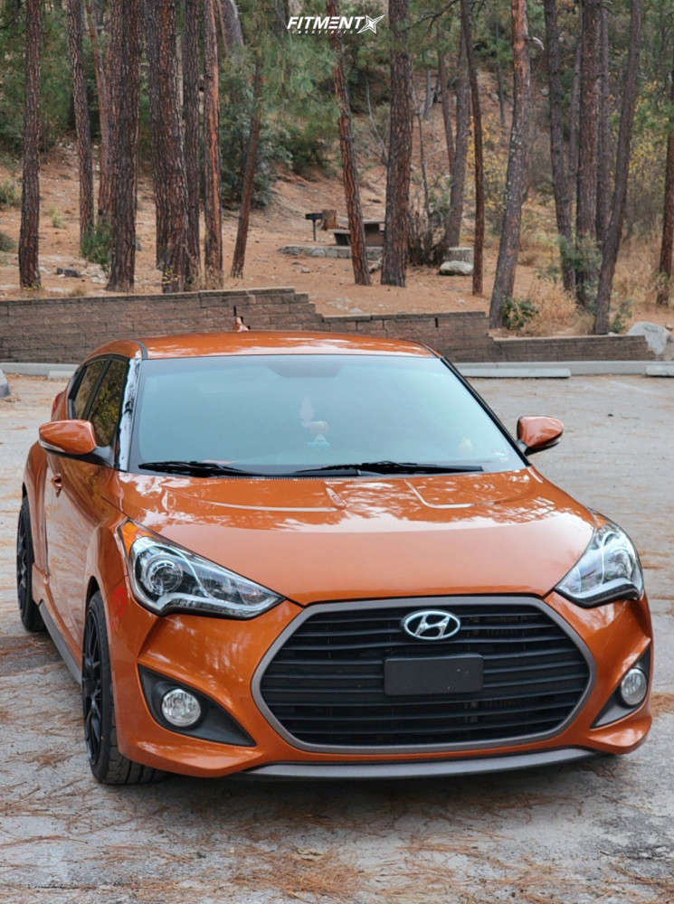 2016 Hyundai Veloster Turbo with 18x8.5 Enkei Raijin and Firestone ...
