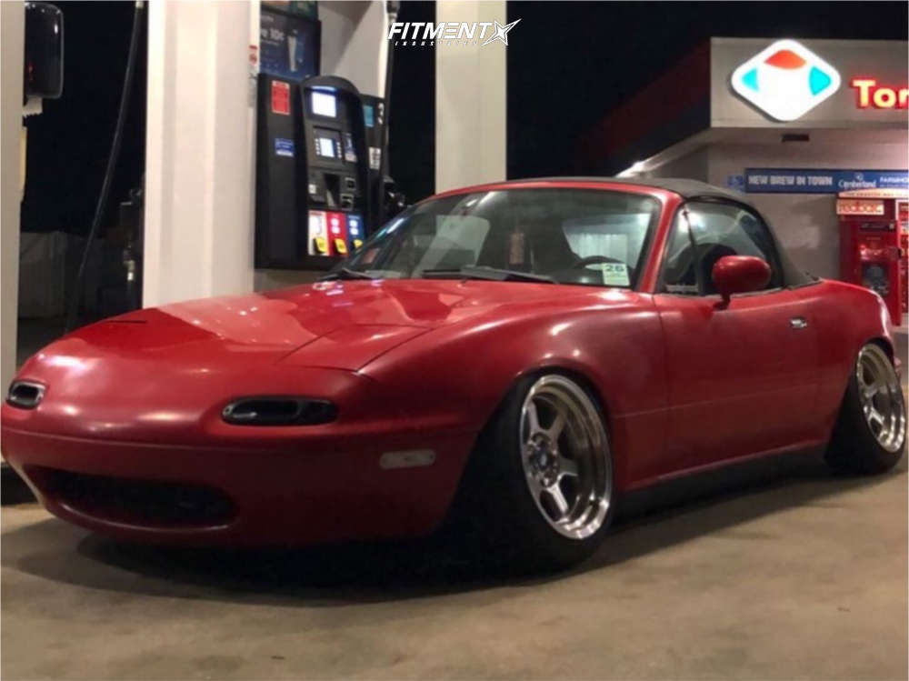 1990 Mazda Miata Base with 15x8 MST Time Attack and Toyo Tires 195x45 ...