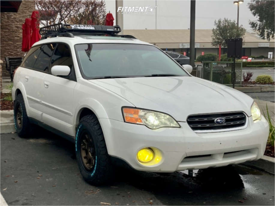 2006 Subaru Outback 2.5i with 15x7 RRW RR5 S and General 215x75 on Stock Suspension 1987702 Fitment Industries