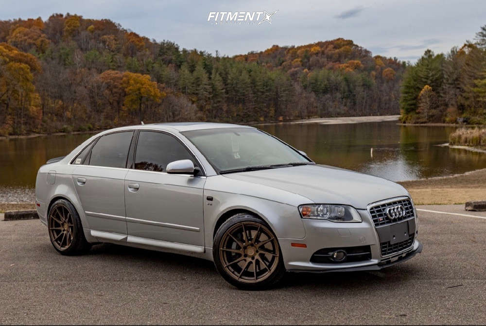 2008 Audi S4 Base with 18x9.5 Aodhan Ah09 and Barum 245x40 on Stock ...