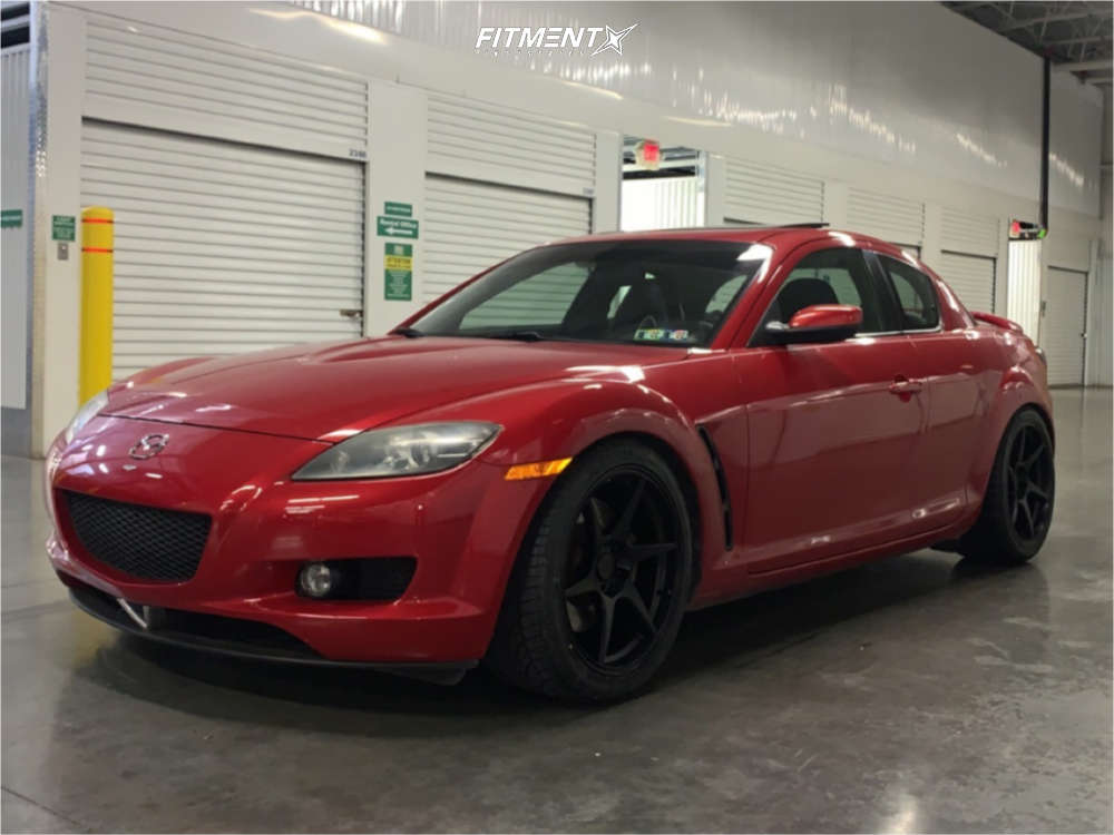 2004 Mazda RX-8 Base with 18x9.5 Anovia Titan and Riken 275x35 on ...