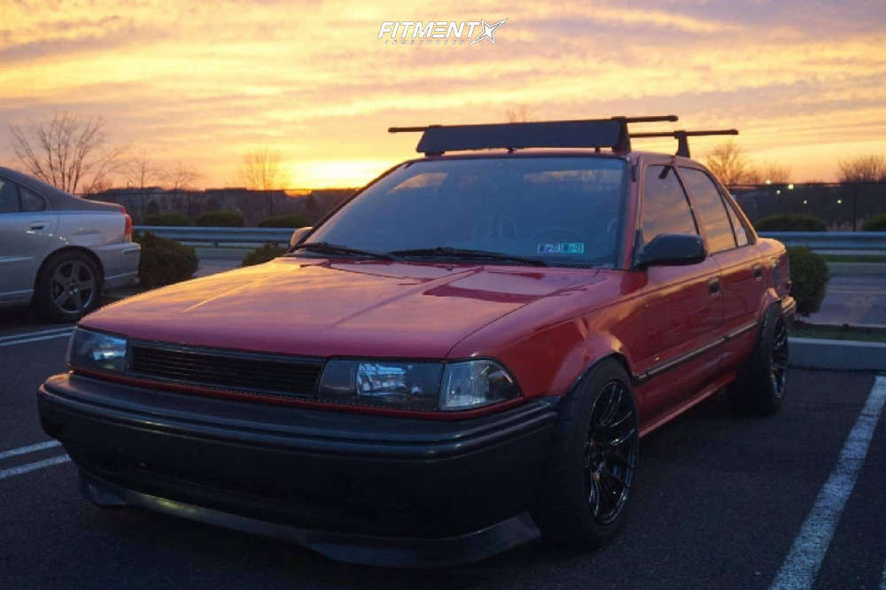 1990 Toyota Corolla DLX with 15x8 XXR 530 and Nitto 205x50 on Coilovers ...