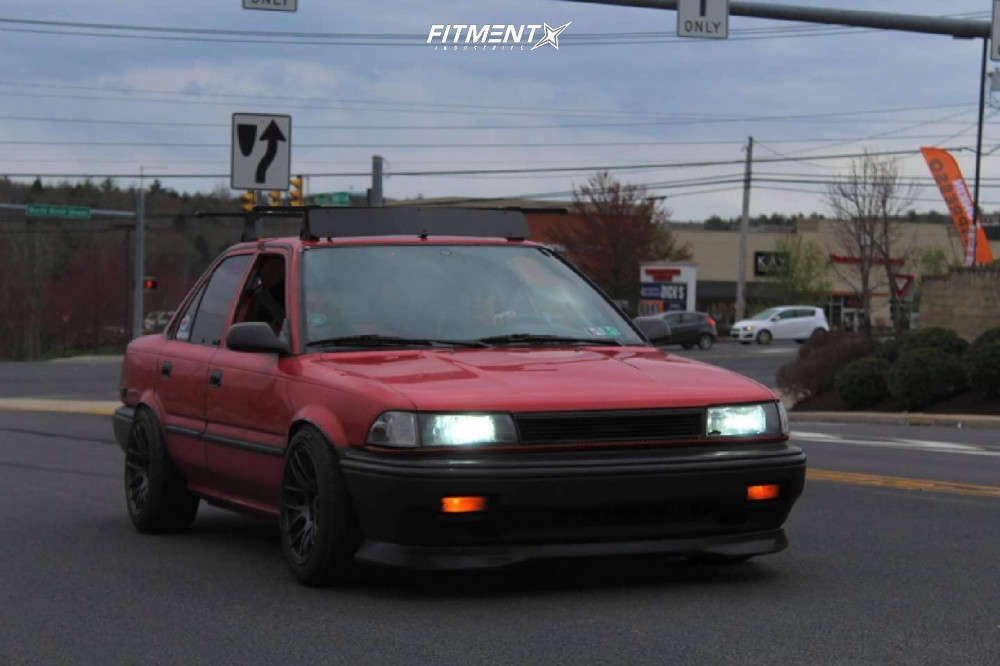 1990 Toyota Corolla DLX with 15x8 XXR 530 and Nitto 205x50 on Coilovers ...