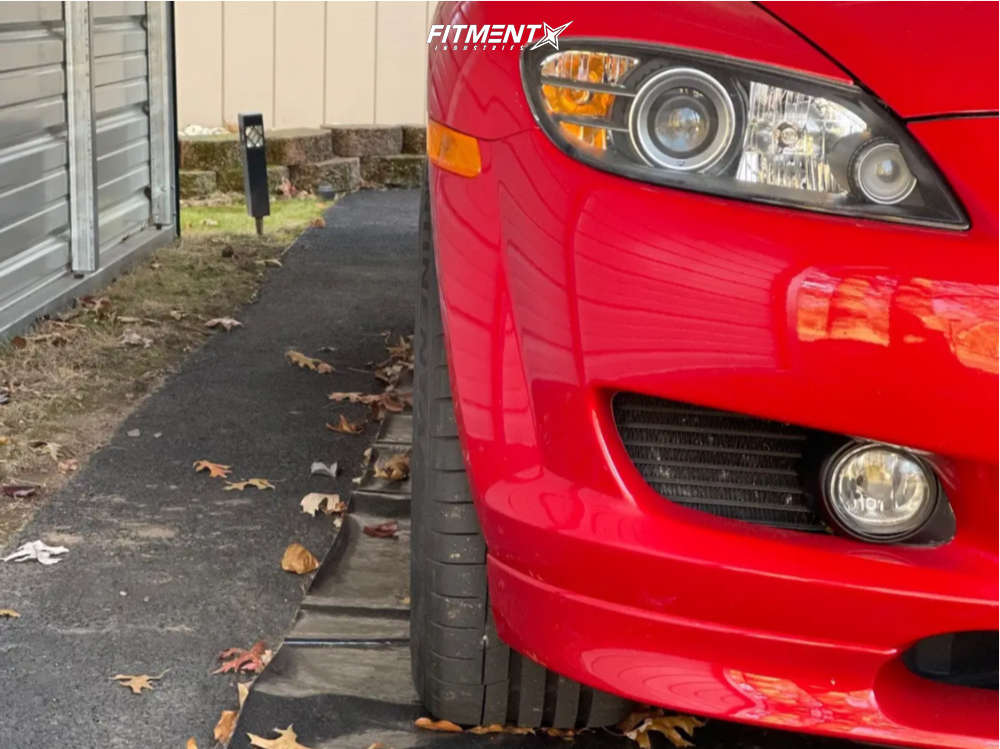 2005 Mazda RX-8 Base with 18x8.5 Aodhan Ah08 and Continental 225x45 on ...