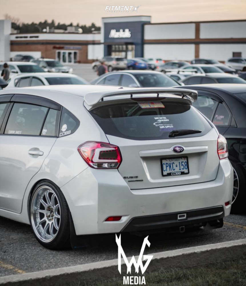 2012 Subaru Impreza Base with 18x9.5 ESR Cs12 and Ironman 235x40 on ...