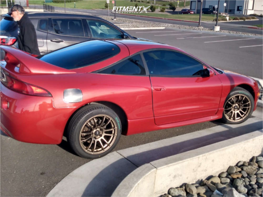 1999 Mitsubishi Eclipse GST with 17x8 AVID1 Av20 and Dunlop 225x35 on ...