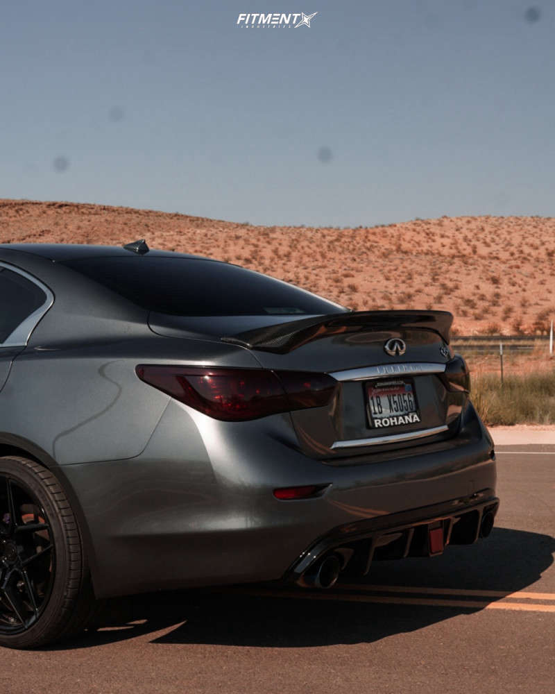 2015 INFINITI Q50 Sport with 19x8.5 Rohana Rfx11 and Toyo Tires 275x75 ...