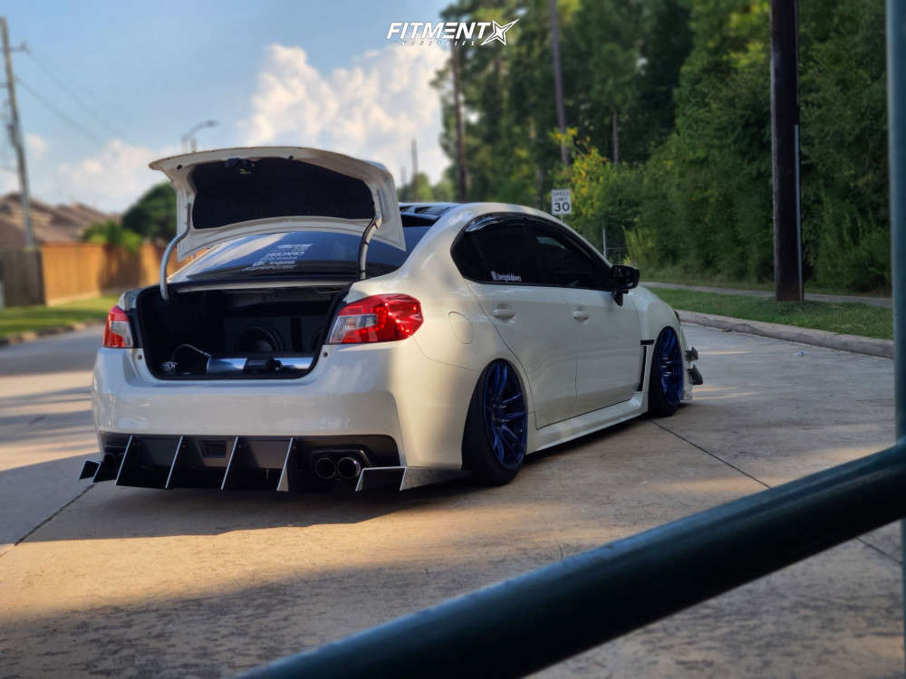 2020 Subaru WRX Premium with 18x9.5 ESR Cs8 and Federal 225x40 on Air ...