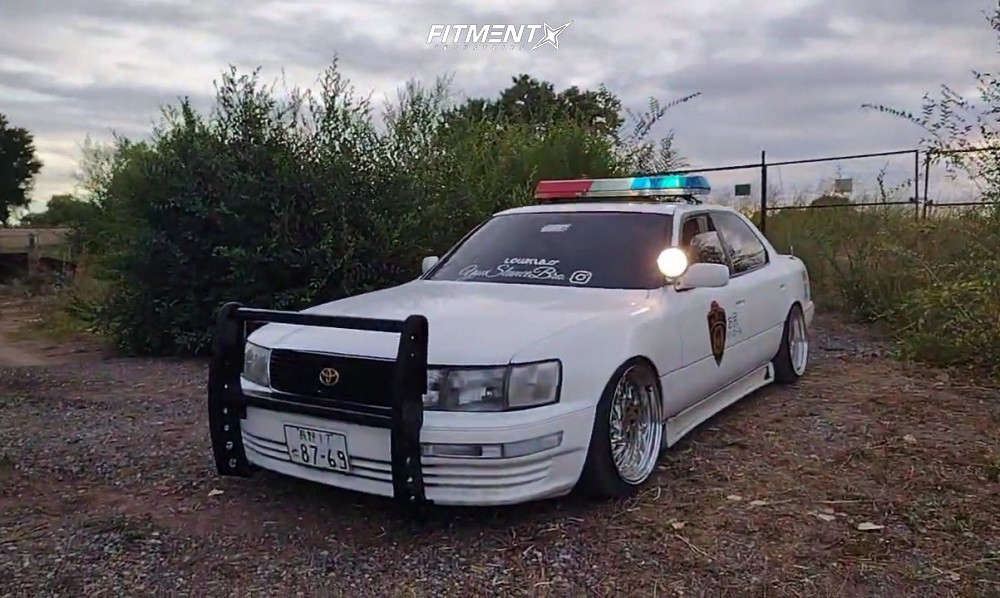 1991 Lexus LS400 4dr Sedan with 18x10.5 Aodhan Ds03 and Bridgestone ...