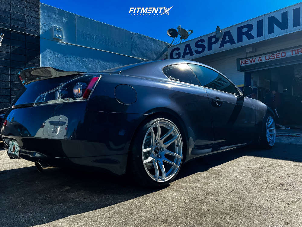 2011 INFINITI G37 X with 19x10.5 ESR Cs8 and Otani 255x35 on Lowering Springs | 1990838 ...