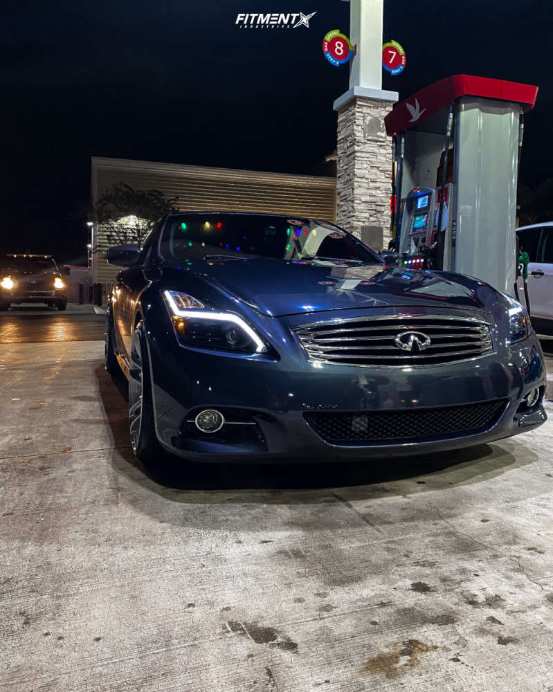 2011 INFINITI G37 X with 19x10.5 ESR Cs8 and Otani 255x35 on Lowering ...