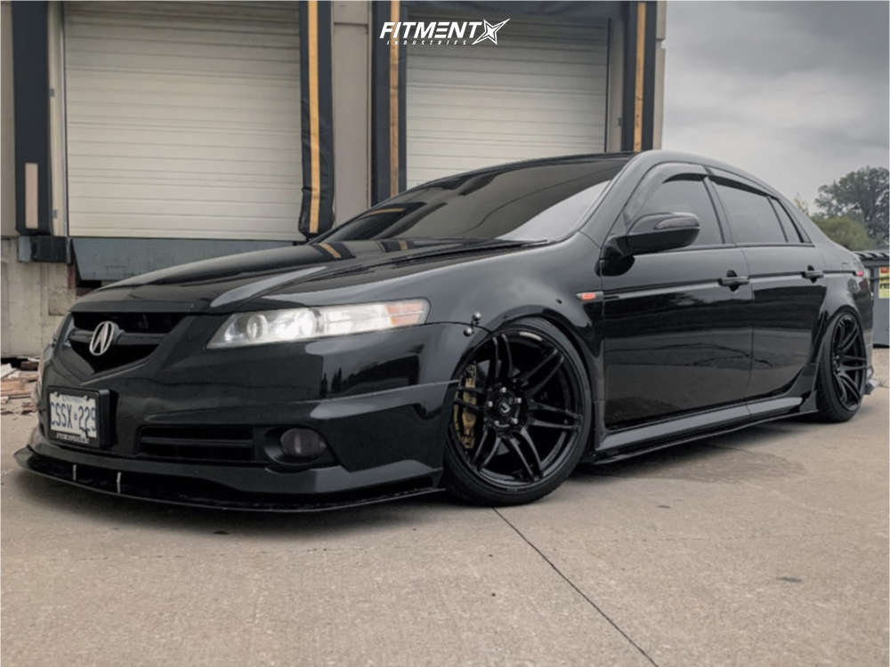 2008 Acura TL Type-S with 18x9.5 Cosmis Racing Mrii and Nankang 225x40 ...