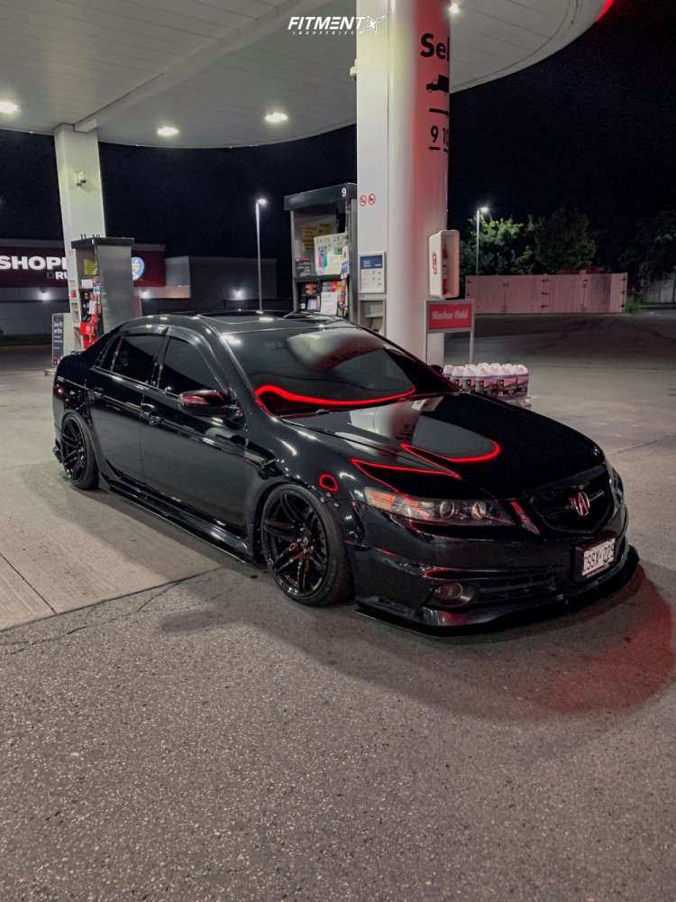 2008 Acura TL Type-S with 18x9.5 Cosmis Racing Mrii and Nankang 225x40 ...