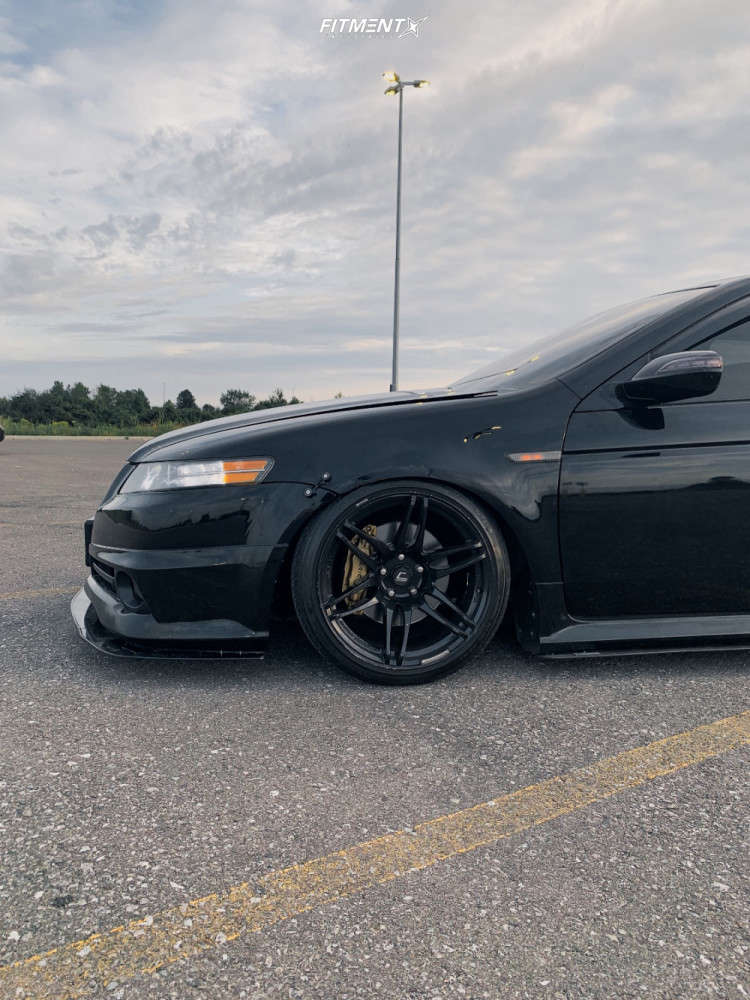 2008 Acura TL Type-S with 18x9.5 Cosmis Racing Mrii and Nankang 225x40 ...