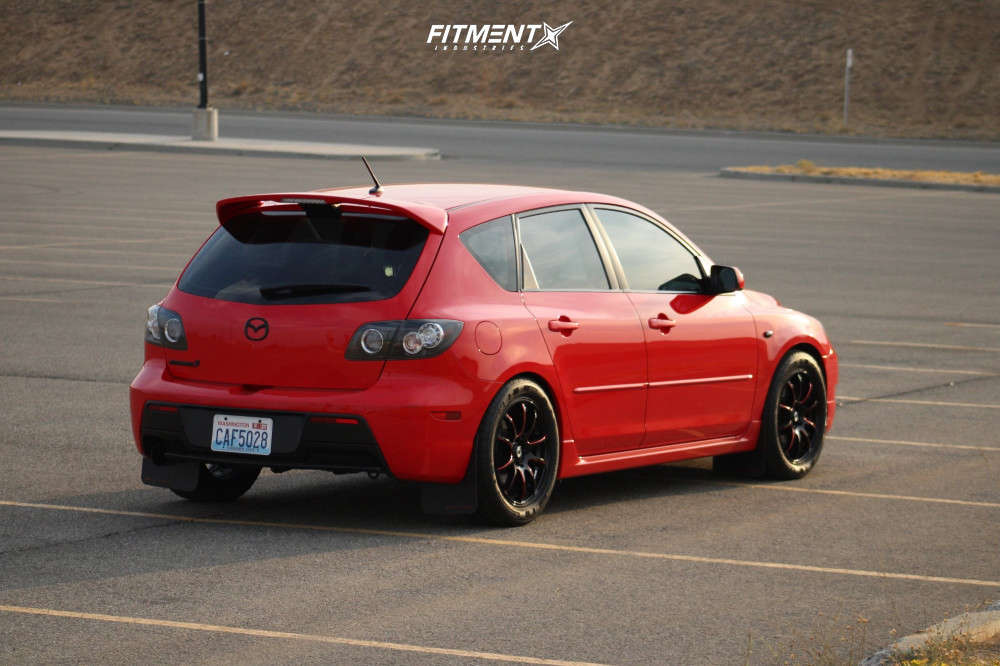 2008 Mazda 3 Mazdaspeed with 17x8 Konig Afterburner and Cooper 225x50 ...
