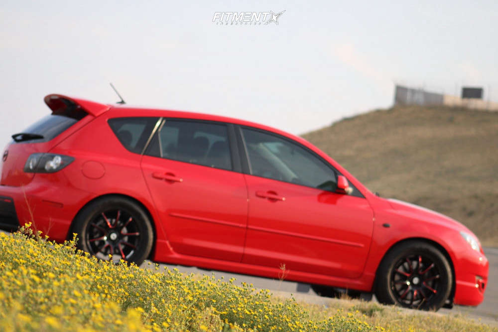 2008 Mazda 3 Mazdaspeed with 17x8 Konig Afterburner and Cooper 225x50 ...